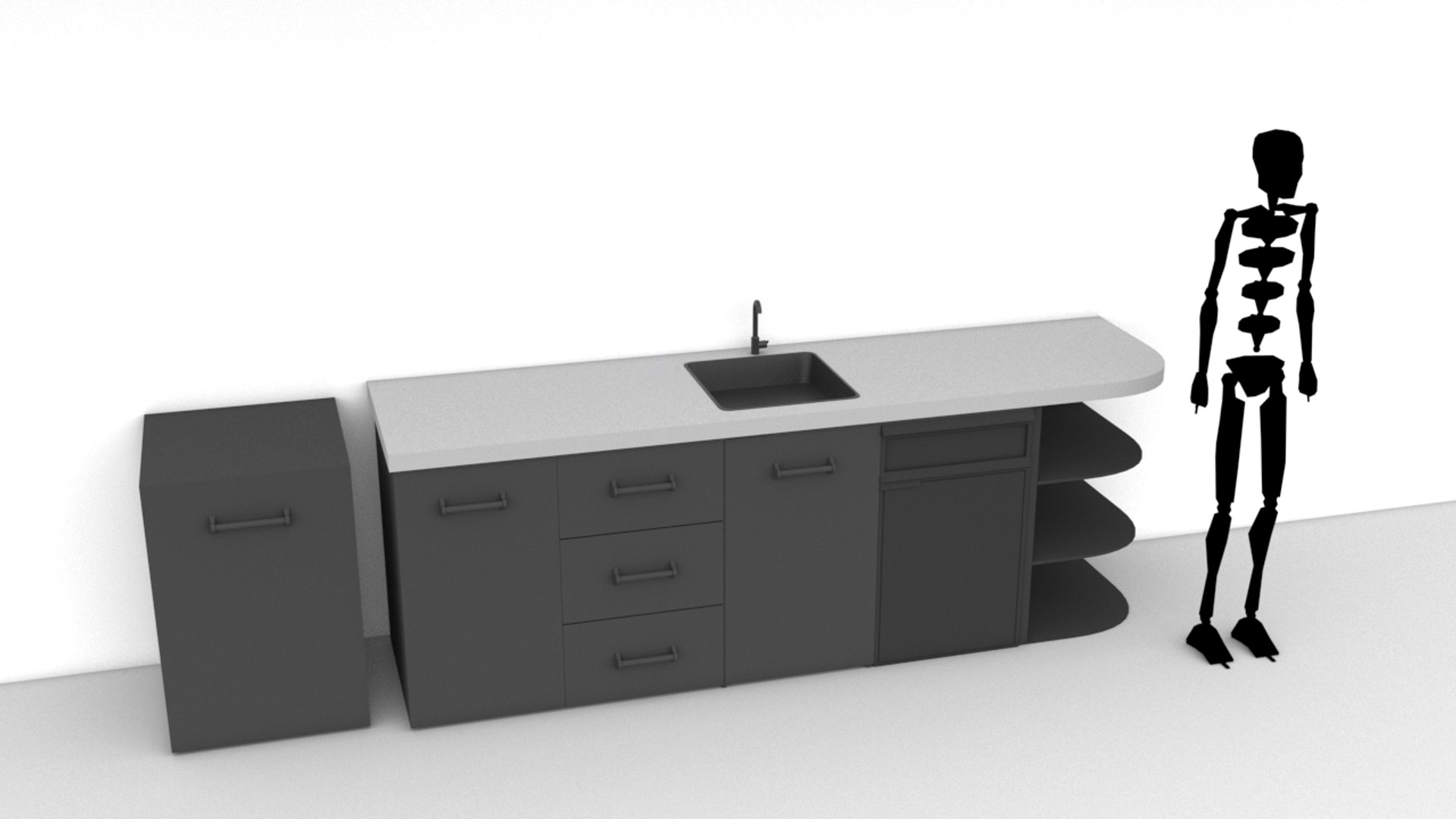 Grill Stall Model - TurboSquid 1415980