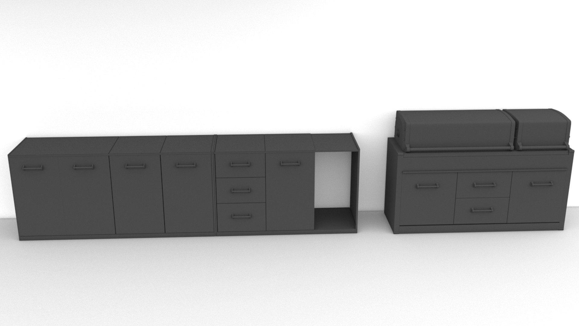 Grill Stall Model - TurboSquid 1415980