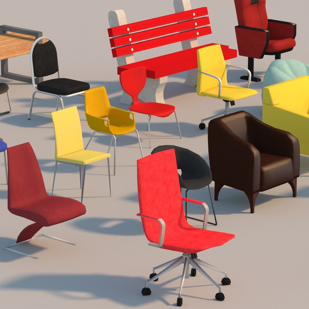 3D Interior Chairs - TurboSquid 1296128
