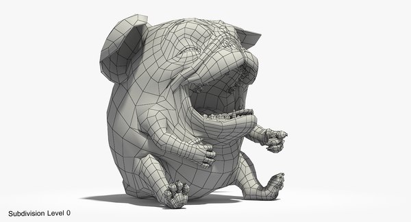 Character rig pug 3D model - TurboSquid 1354808