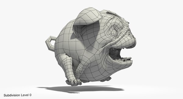 Character rig pug 3D model - TurboSquid 1354808