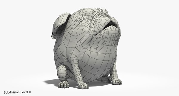 Character rig pug 3D model - TurboSquid 1354808