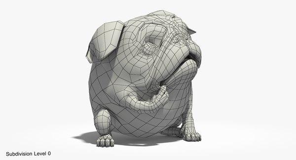 Character rig pug 3D model - TurboSquid 1354808