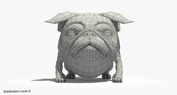 Character rig pug 3D model - TurboSquid 1354808