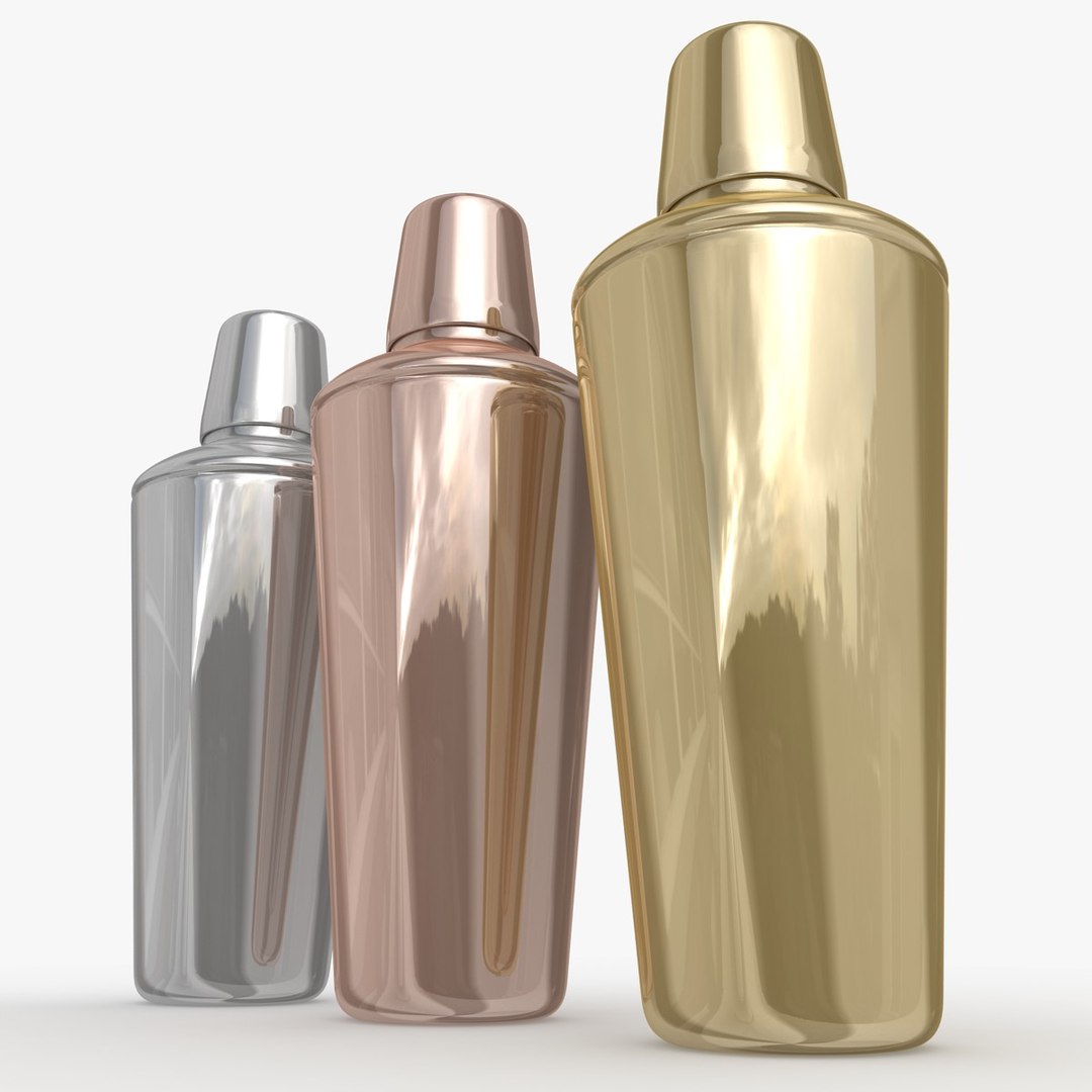 3d Realistic Cocktail Shaker 3 Model