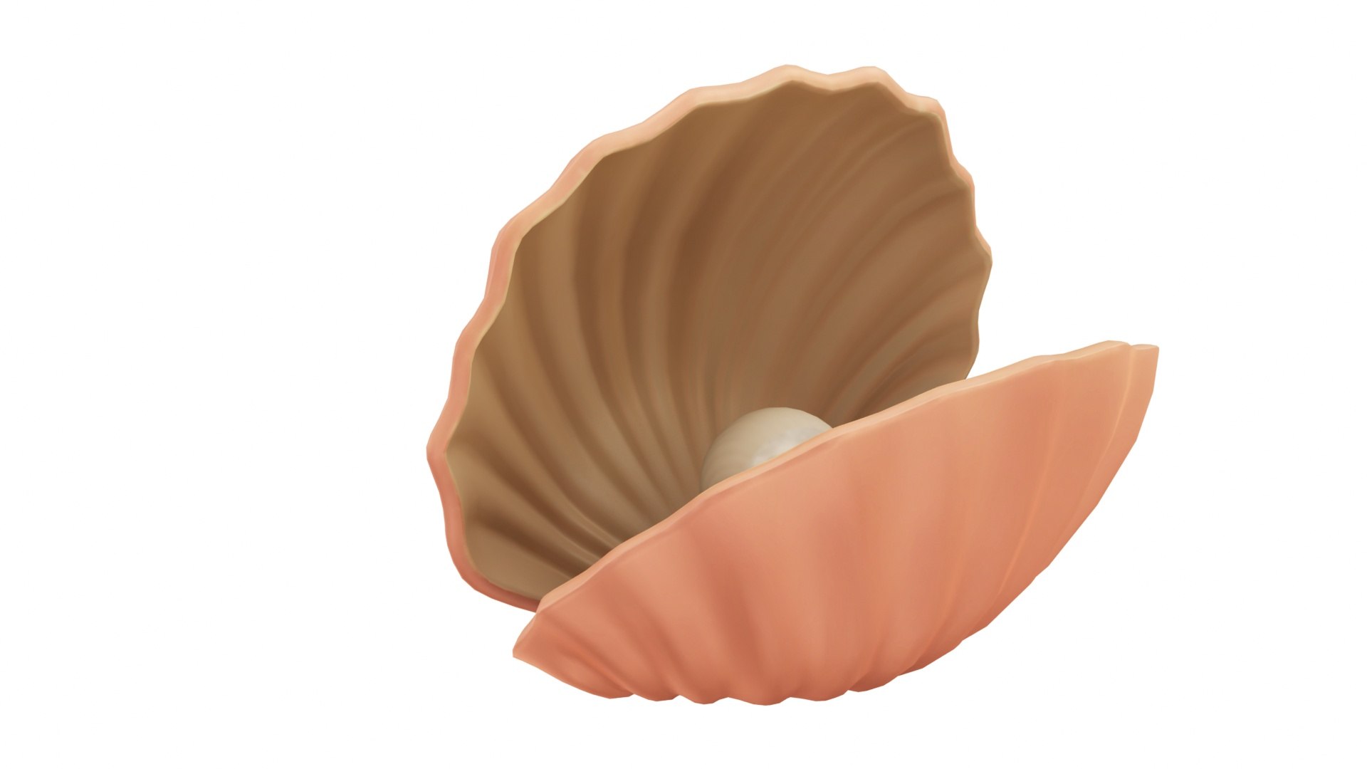 Cartoon Sea Shell 01 Model - TurboSquid 2088540