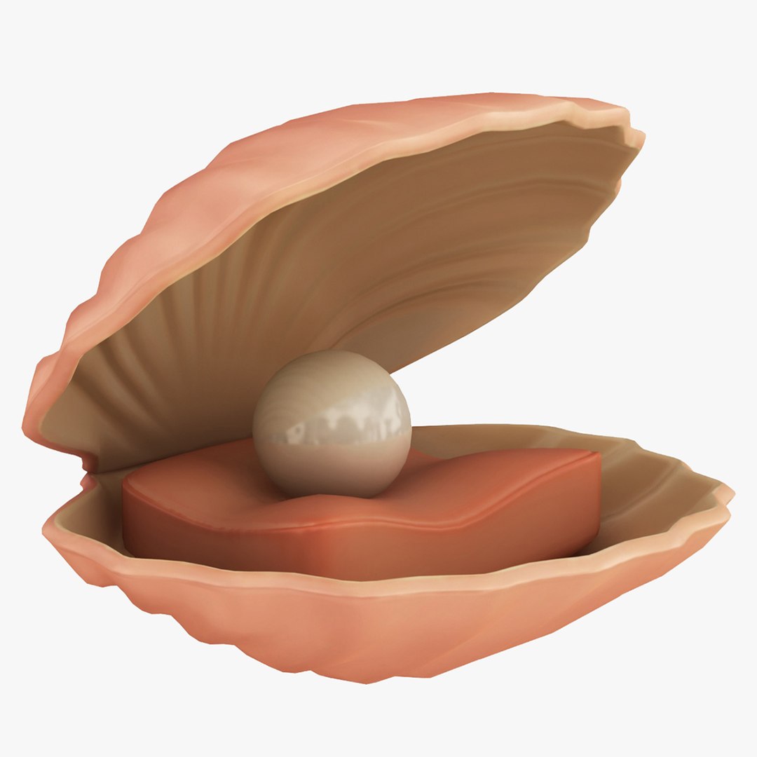 Cartoon Sea Shell 01 model - TurboSquid 2088540