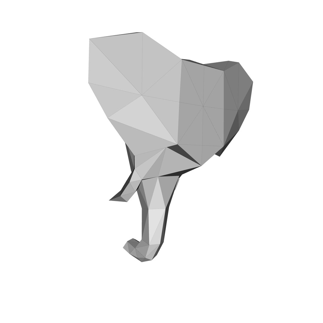 3D ELEPHANT PAPERCRAFT Model - TurboSquid 1847373