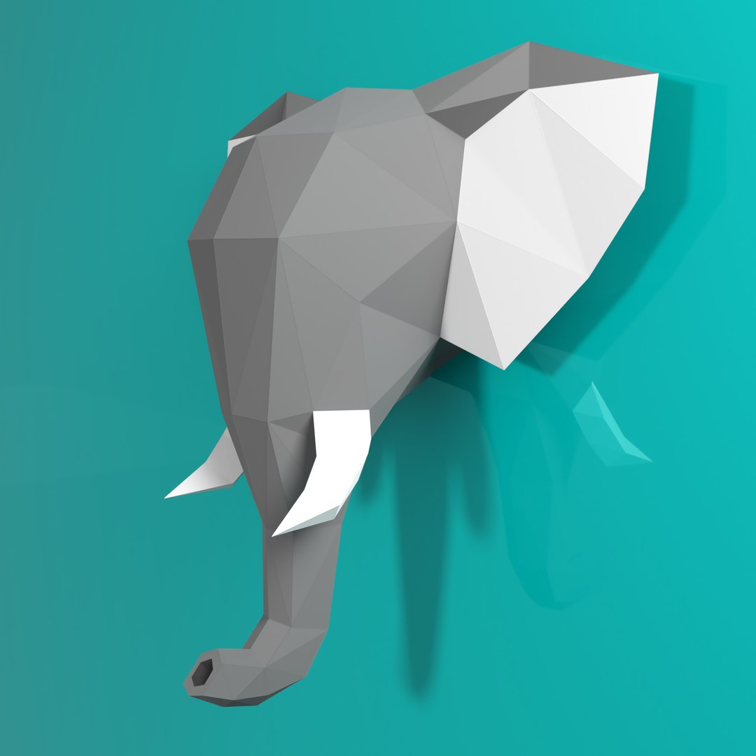 3D ELEPHANT PAPERCRAFT Model - TurboSquid 1847373