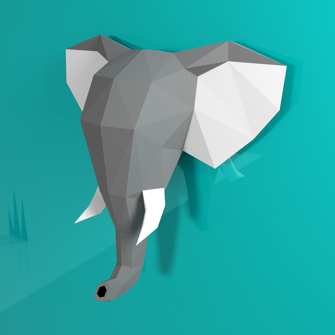 3D ELEPHANT PAPERCRAFT Model - TurboSquid 1847373