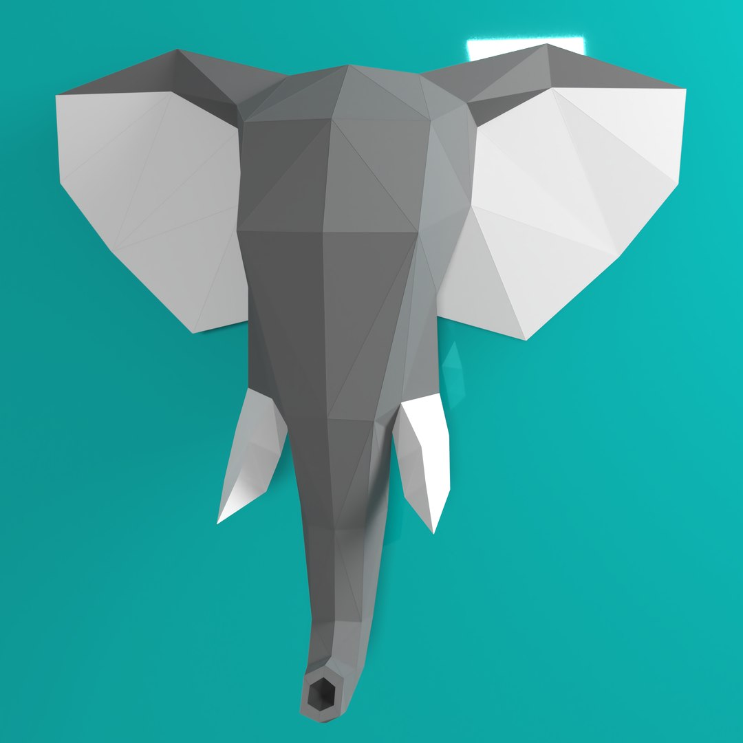 3D ELEPHANT PAPERCRAFT Model - TurboSquid 1847373
