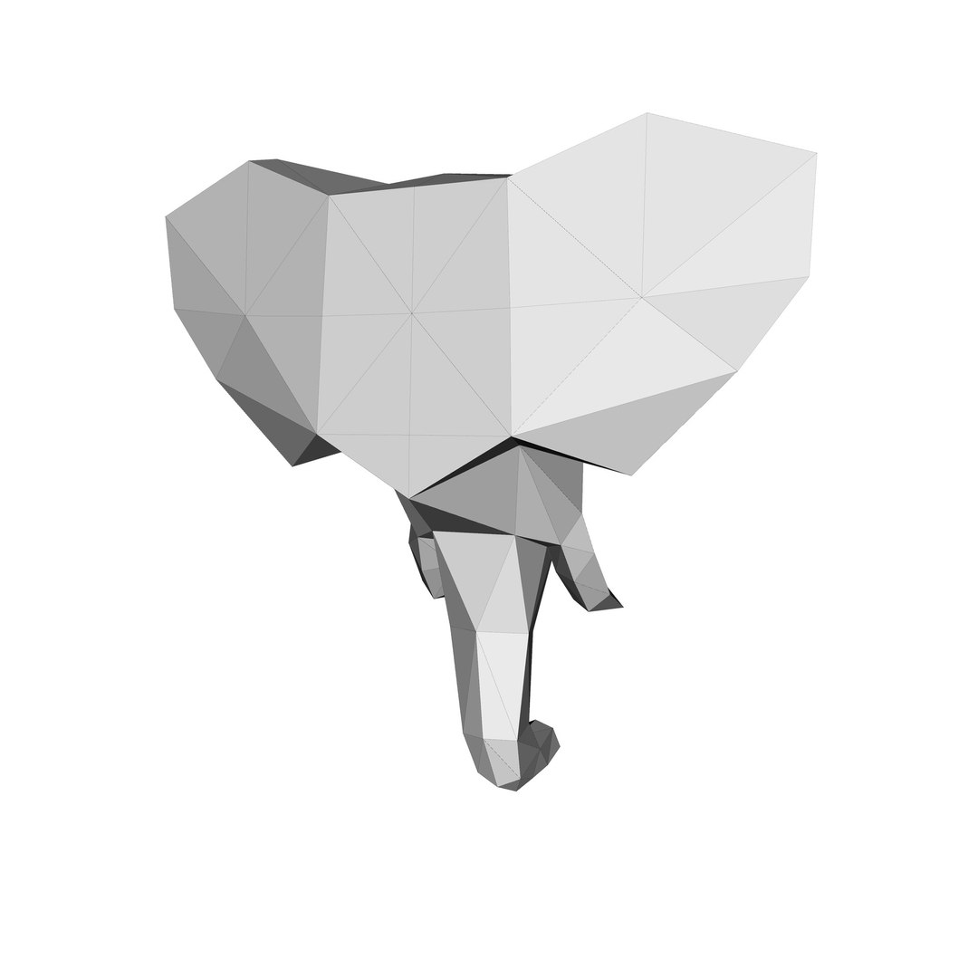 3D ELEPHANT PAPERCRAFT Model - TurboSquid 1847373