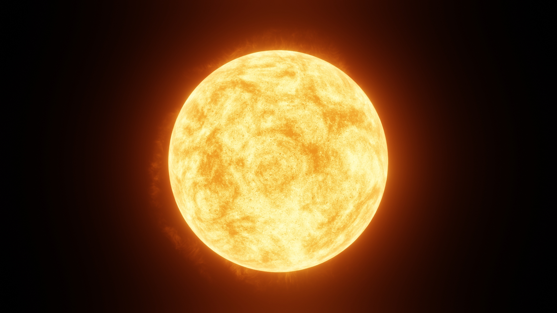 Sun - Procedural 3D Model - TurboSquid 1956631