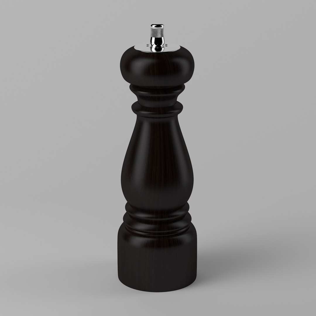 3d Wooden Pepper Model