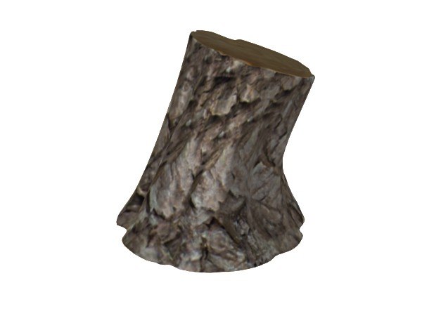 3d tree stump