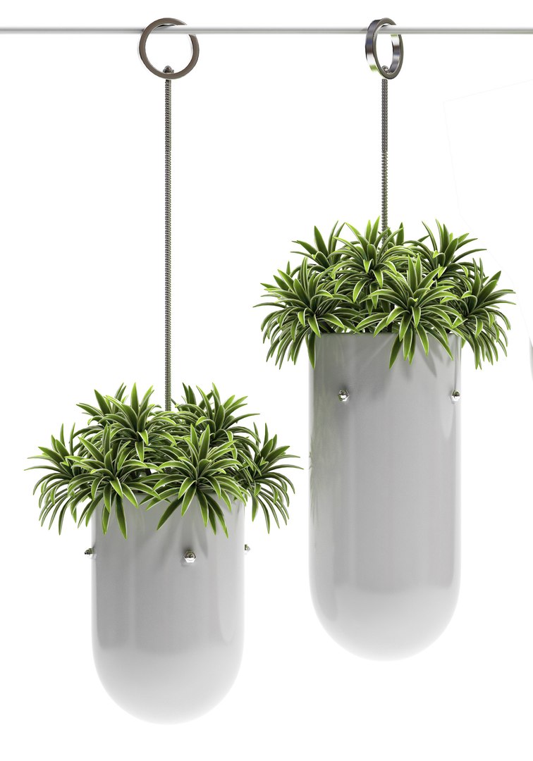 hanging pots 3d model