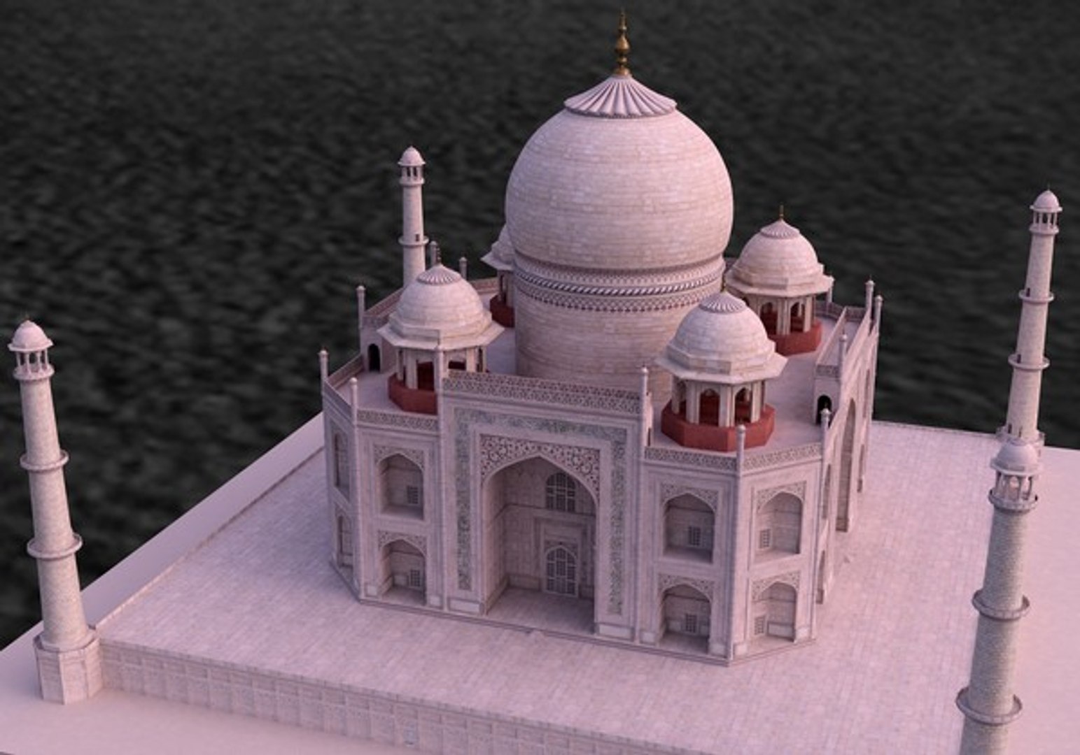 Taj Mahal 3d Model