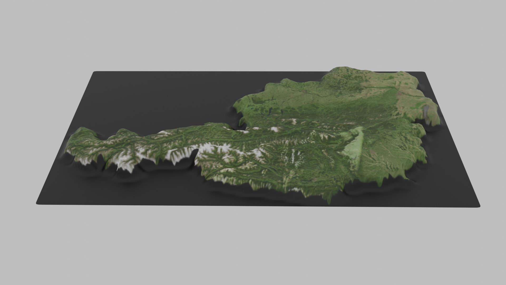 3D Austria Map Model - TurboSquid 2068753