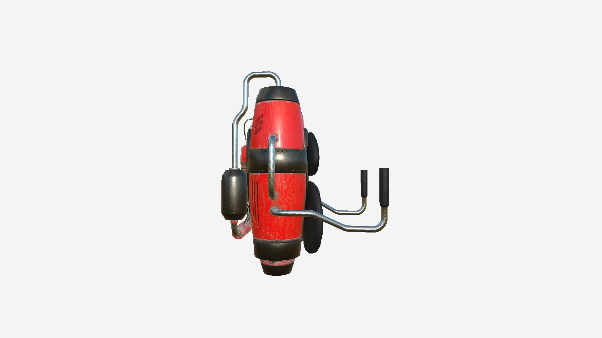 Jetpack A04 Red Black - SciFi Character Design 3D - TurboSquid 1875532