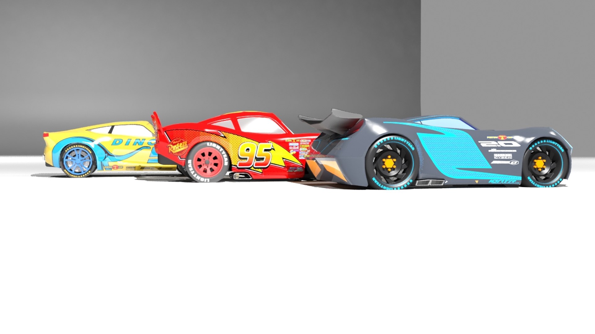 Cars 3 Character Pack 3D - TurboSquid 1197443