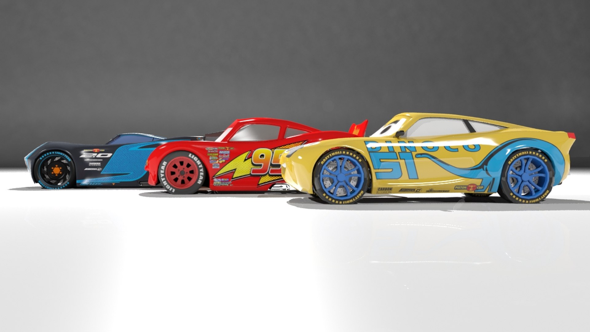 Cars 3 Character Pack 3D - TurboSquid 1197443