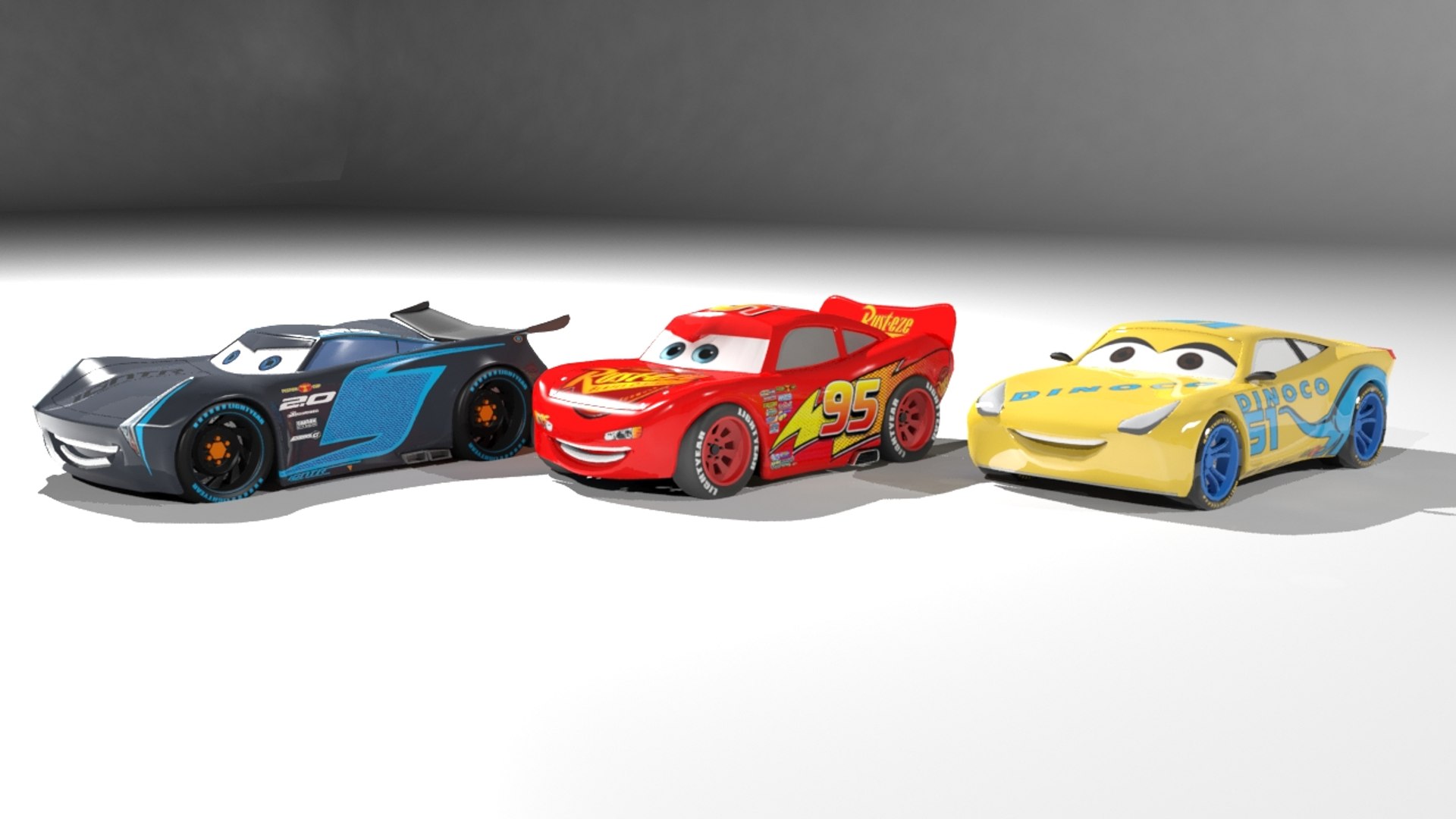 Cars 3 Character Pack 3D - TurboSquid 1197443