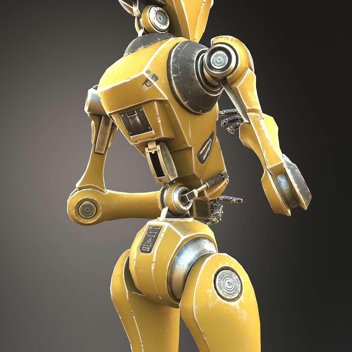 Realistic worker bot 3D model - TurboSquid 1252581