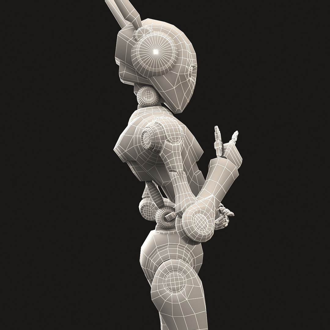 Realistic worker bot 3D model - TurboSquid 1252581