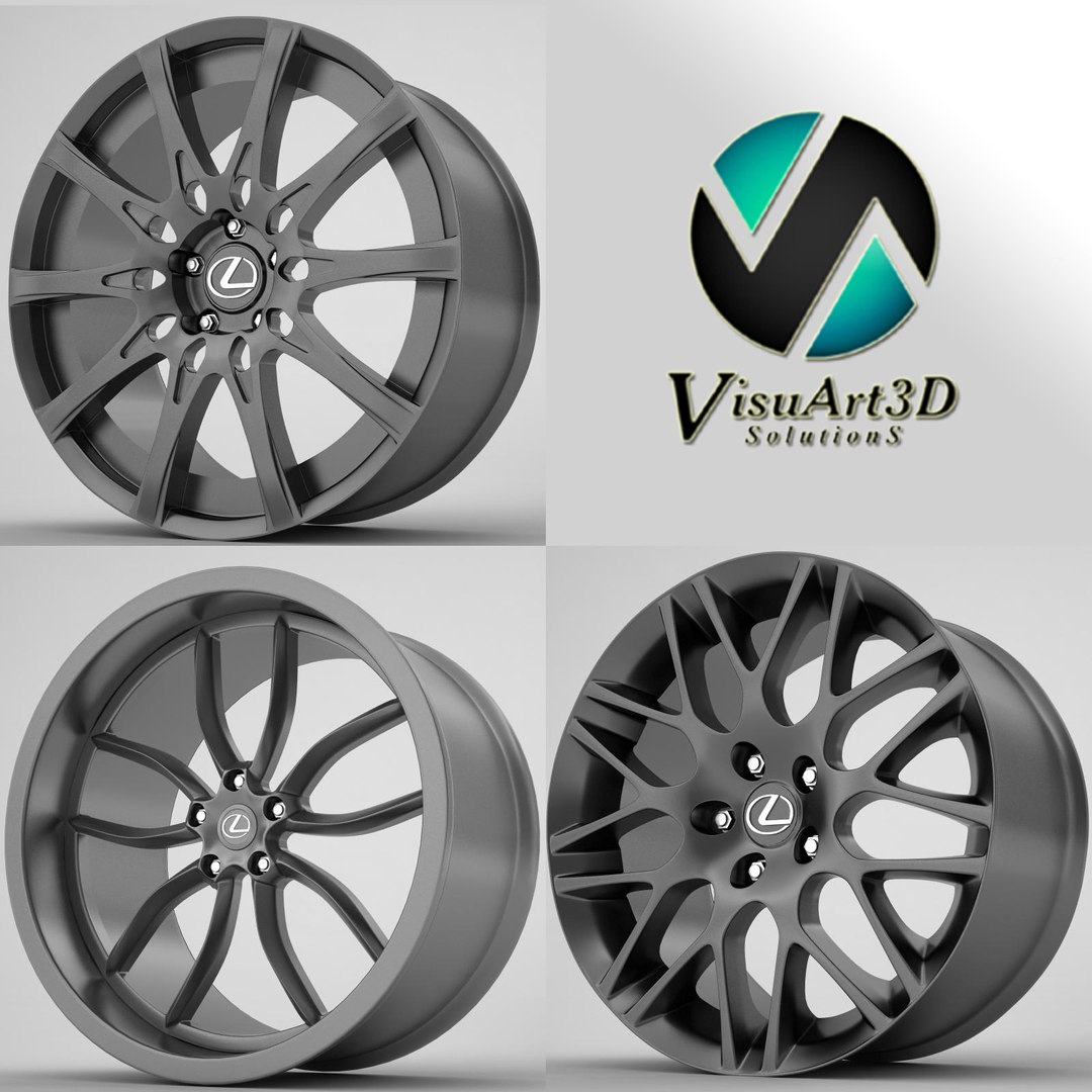 3d rim lexus model