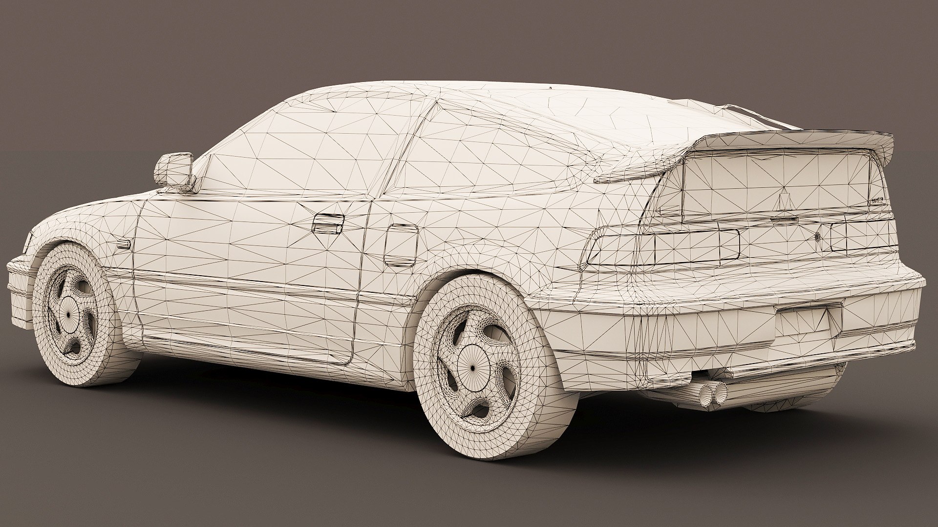 3D Model Honda Crx 1991 - TurboSquid 2041647