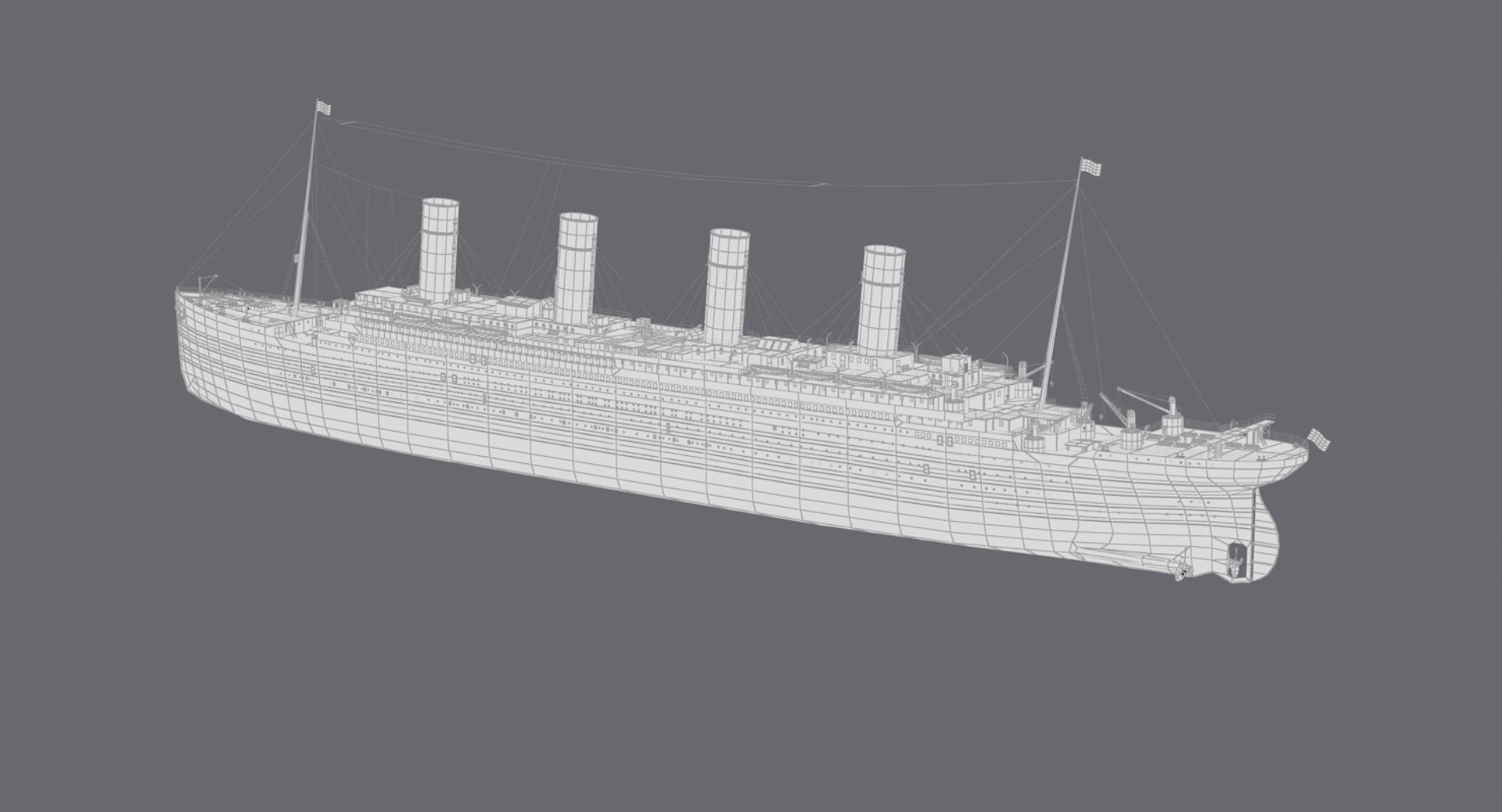 Rms Titanic 3d C4d