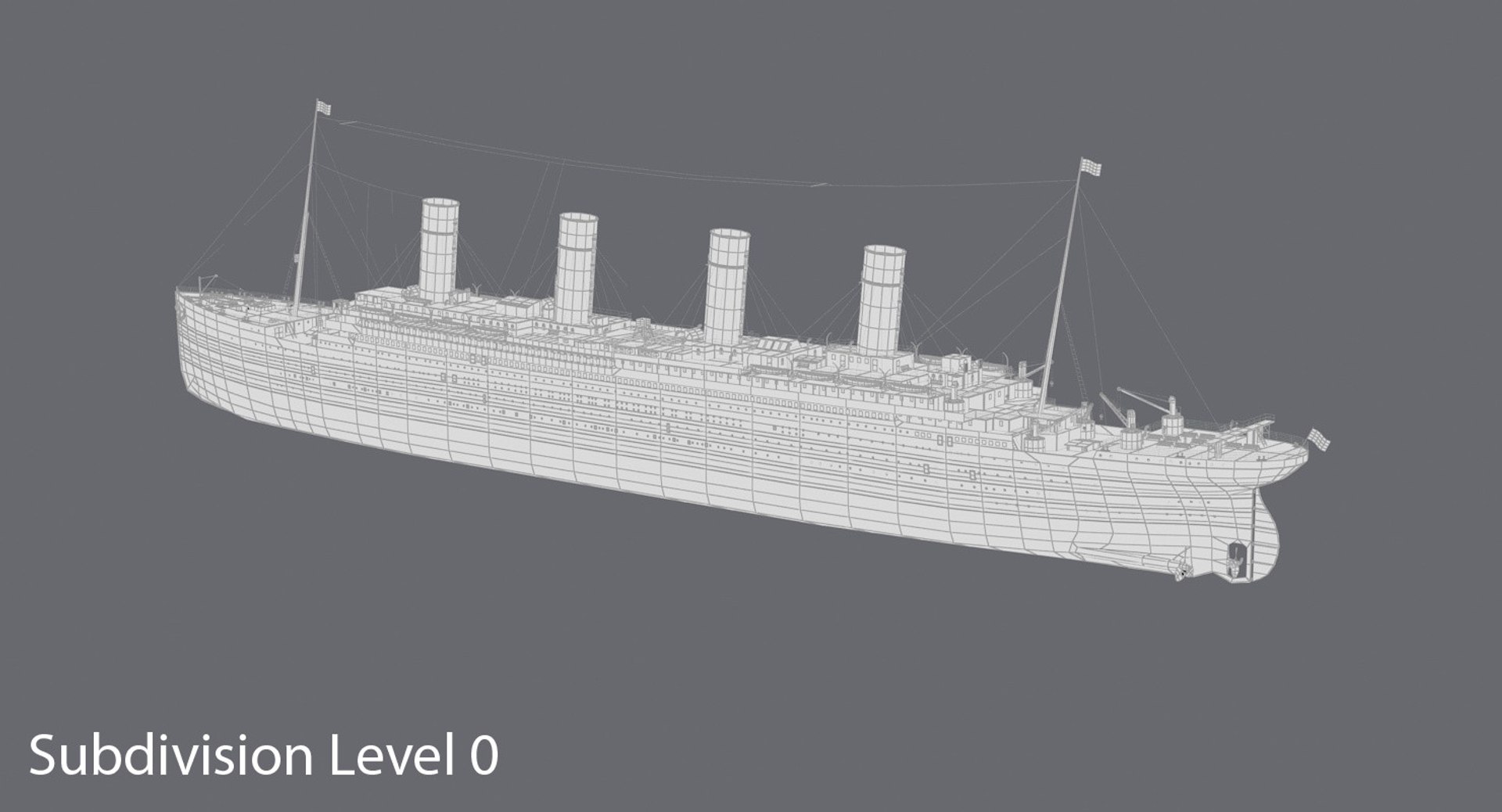 Rms Titanic 3d C4d