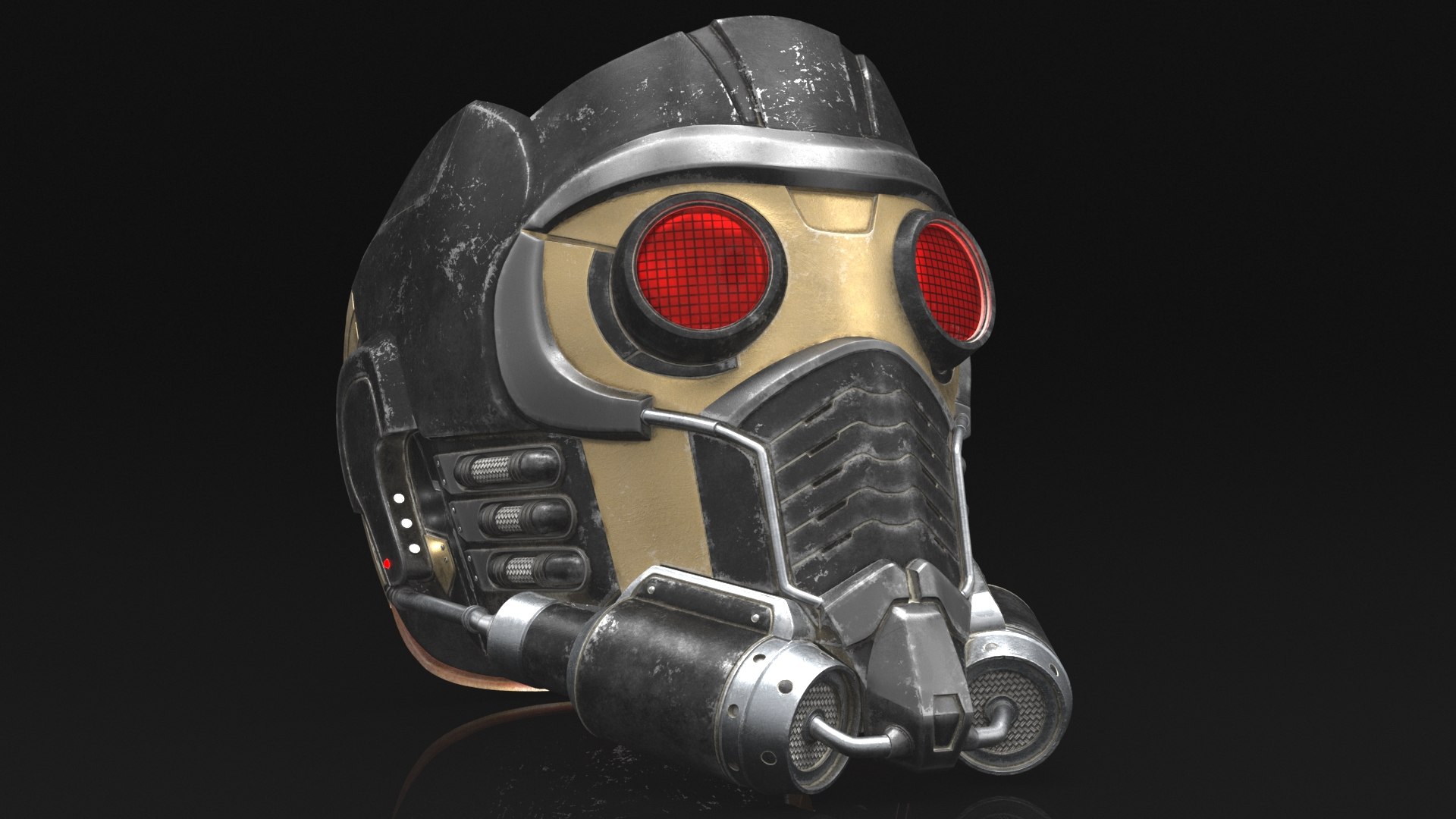 High-poly Mask Star-lord 3D Model - TurboSquid 1465607