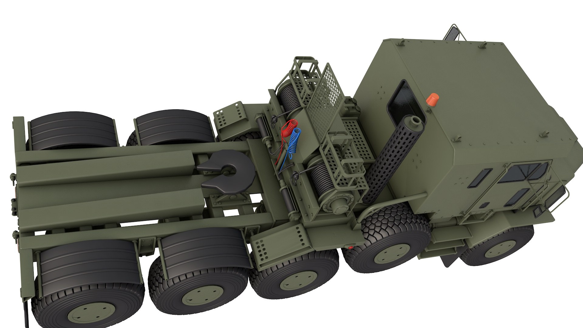 Truck Tractor For Military Purpose Model - TurboSquid 2040656