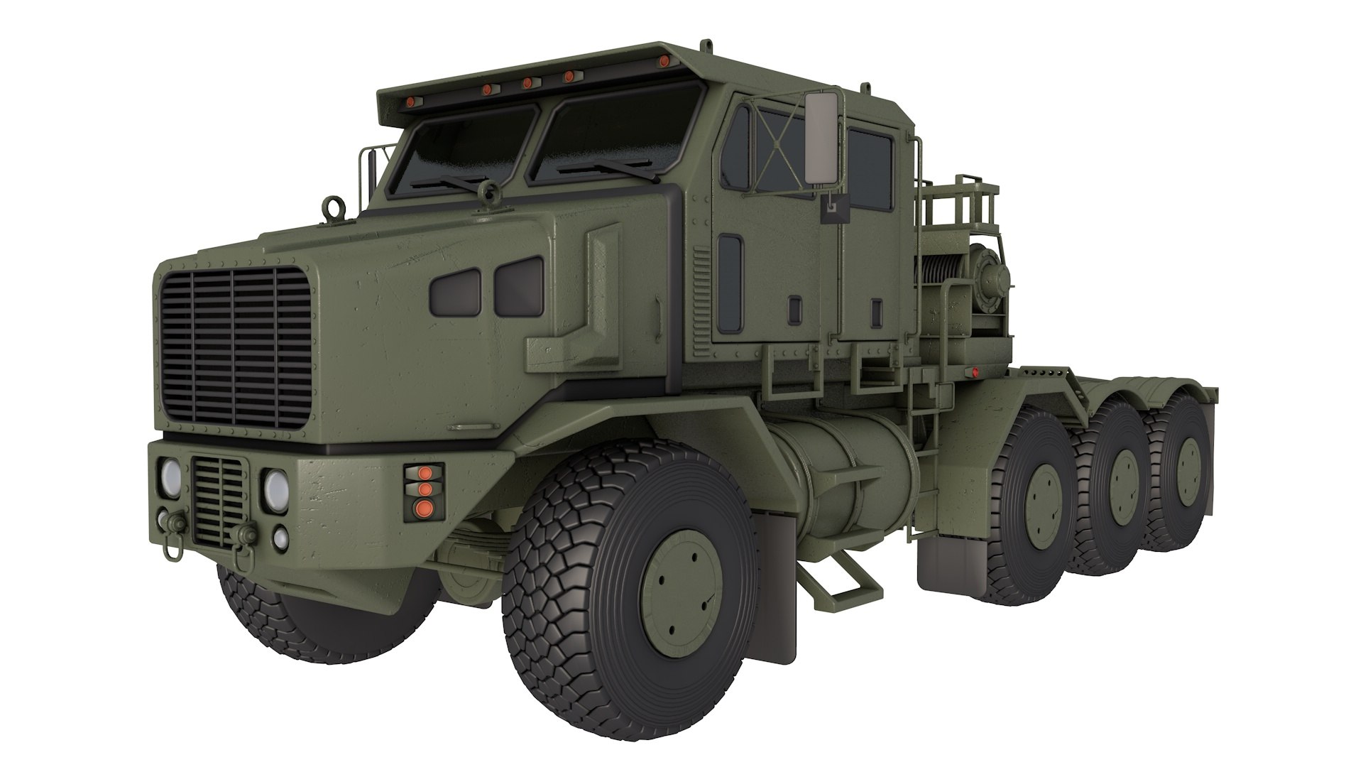 Truck Tractor For Military Purpose Model - TurboSquid 2040656