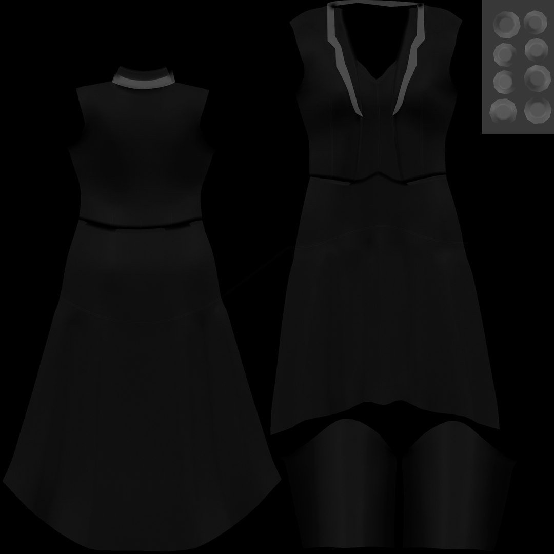 Womens Gothic Suit Model - TurboSquid 1983286
