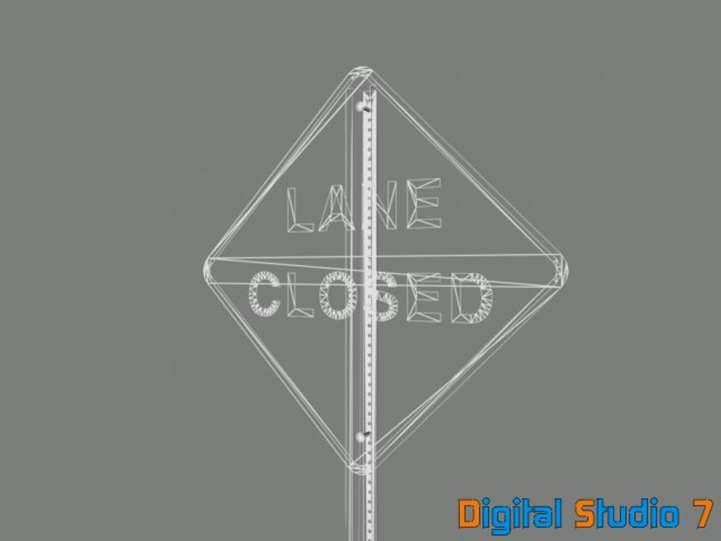 Lane Closed Sign Max