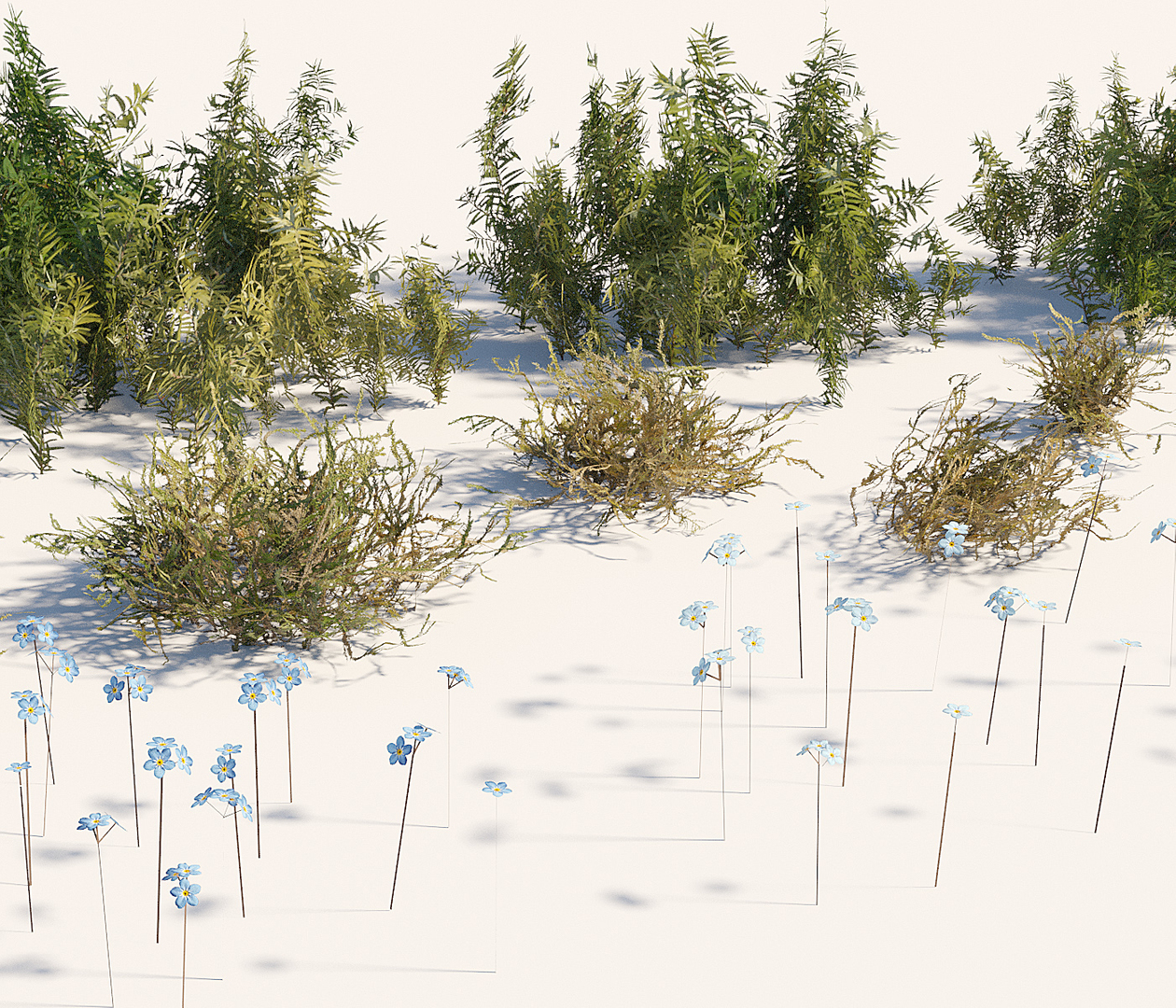 3D forest grass - TurboSquid 1519278