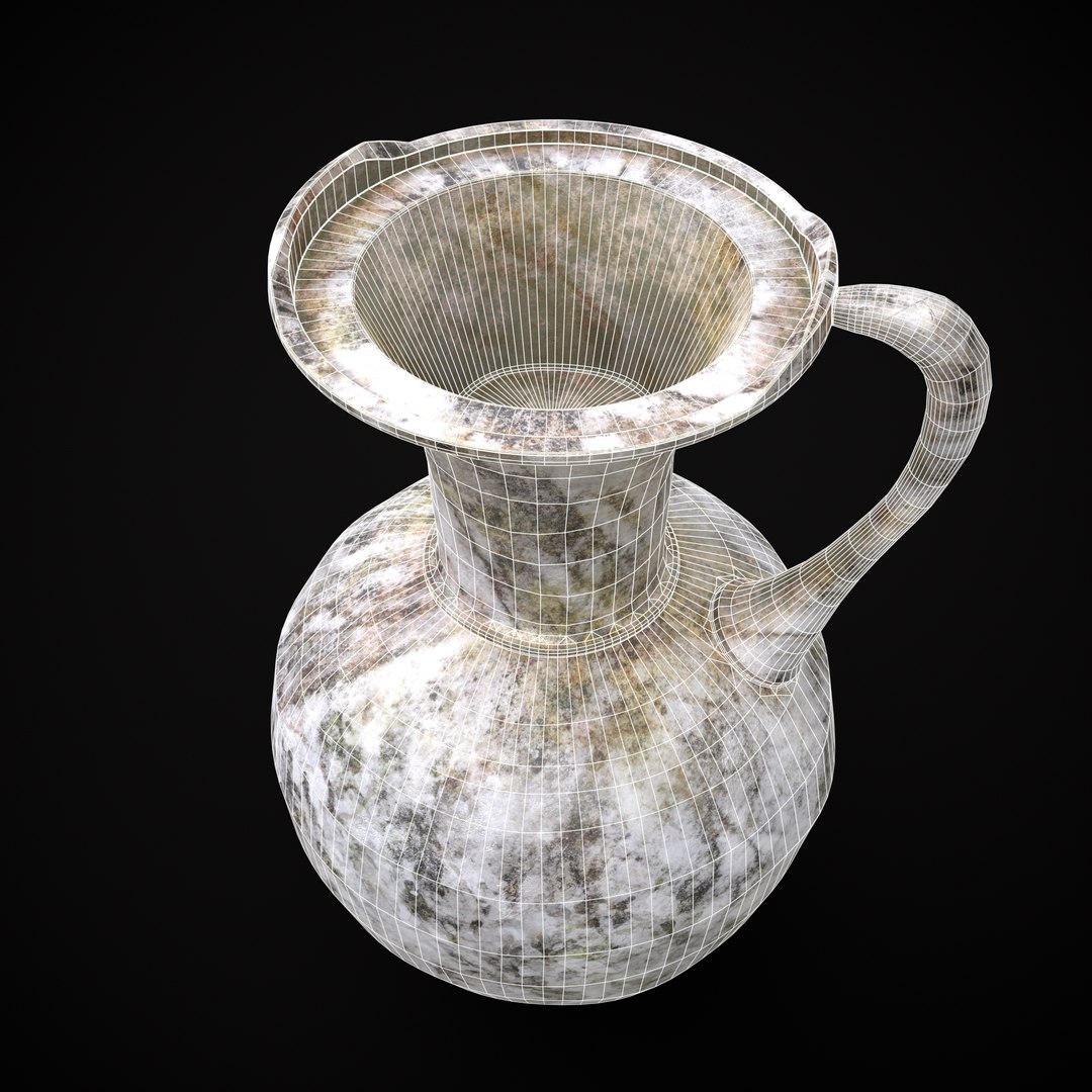 Marble Pitcher 3D Model - TurboSquid 2092276