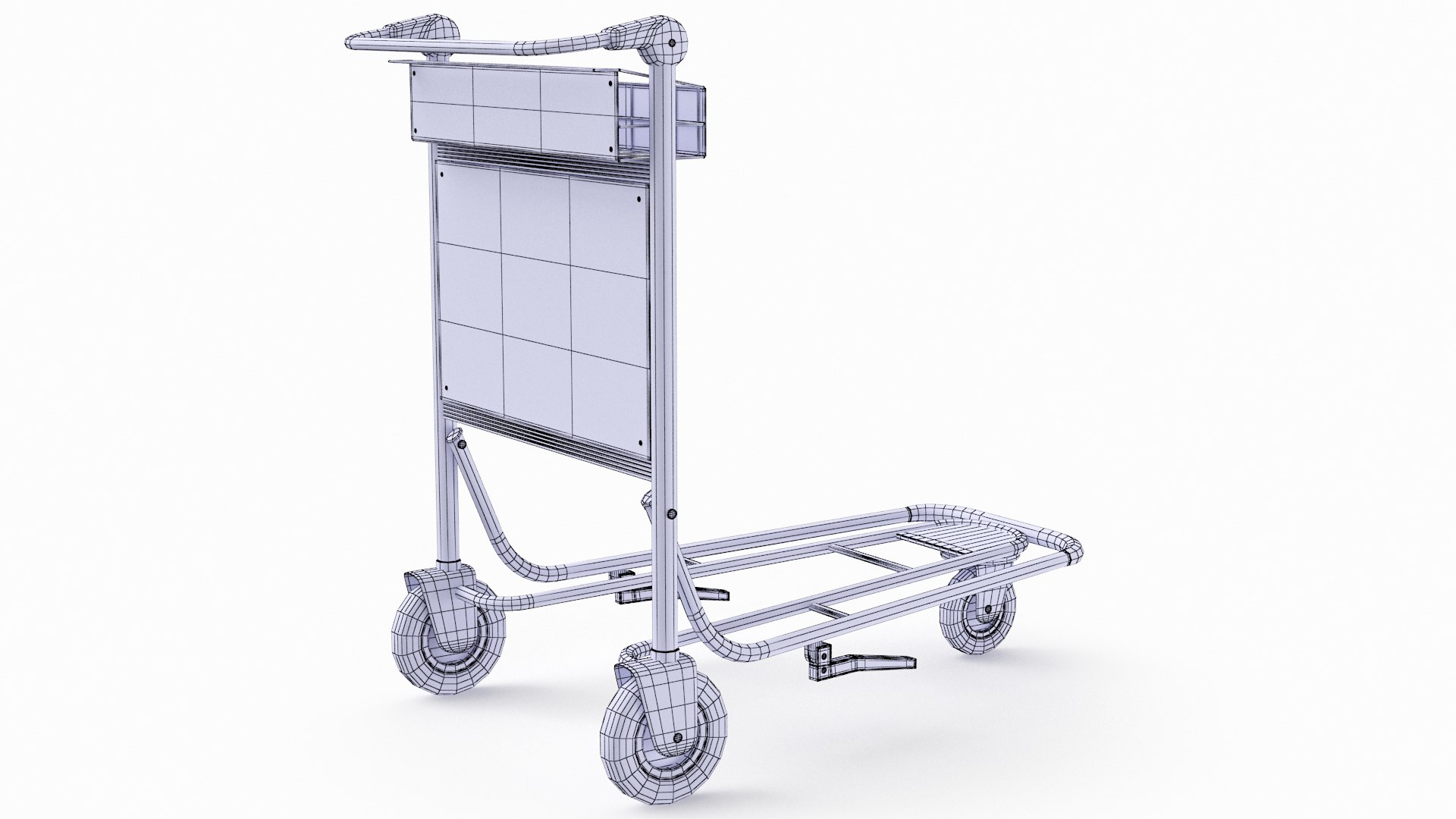 Airport Trolley Set 3D - TurboSquid 2314841