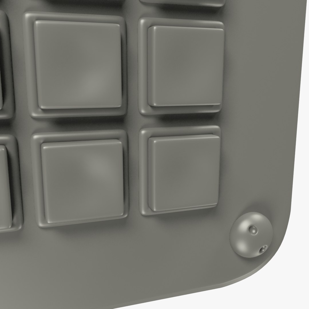 3D spaceship hatch keypad - TurboSquid 1353587