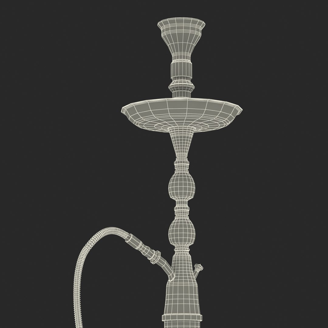 3d hookah hooka model