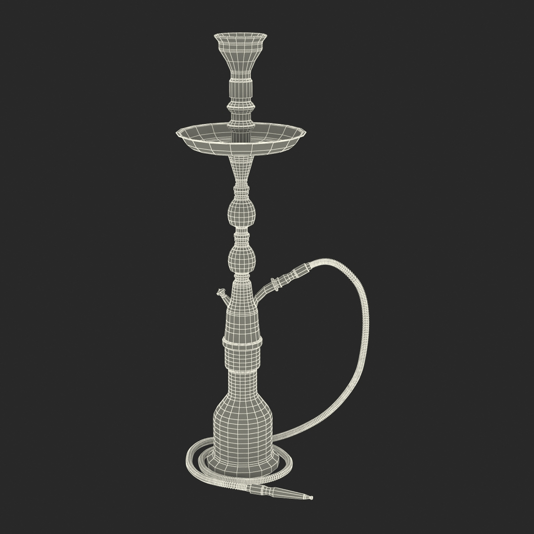 3d Hookah Hooka Model