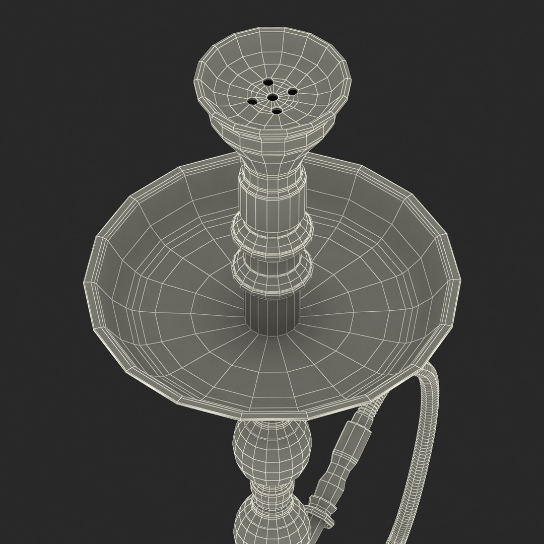 3d hookah hooka model