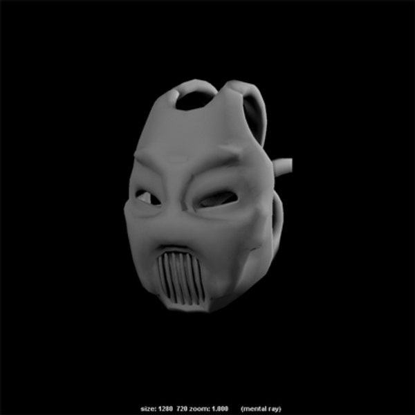 3d model death mask