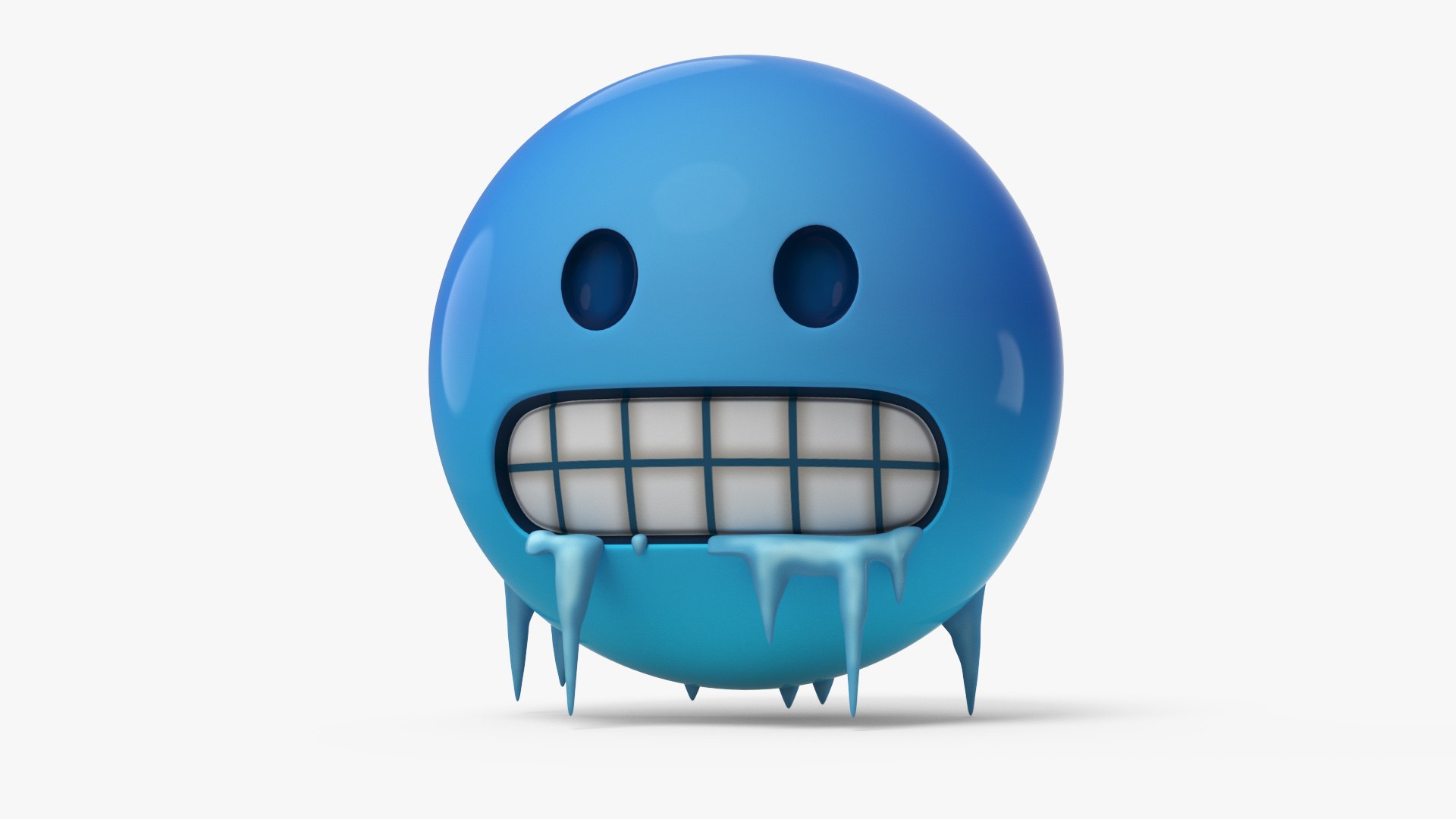 3D Emoji Cold Face - TurboSquid 2240390