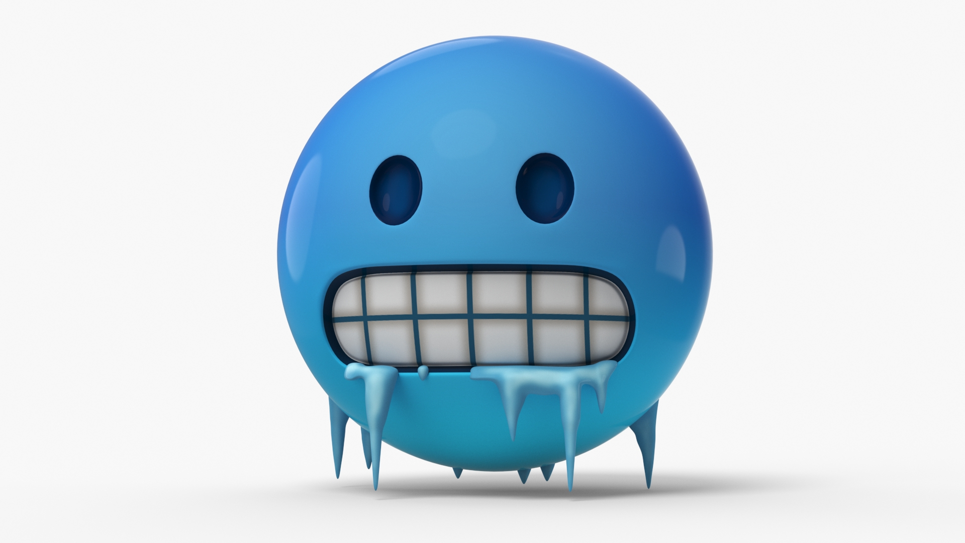 3D Emoji Cold Face - TurboSquid 2240390