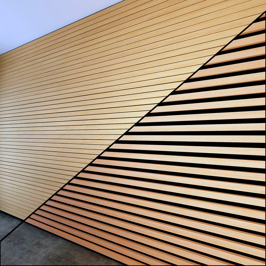 Wooden Slats 3D - TurboSquid 1370335