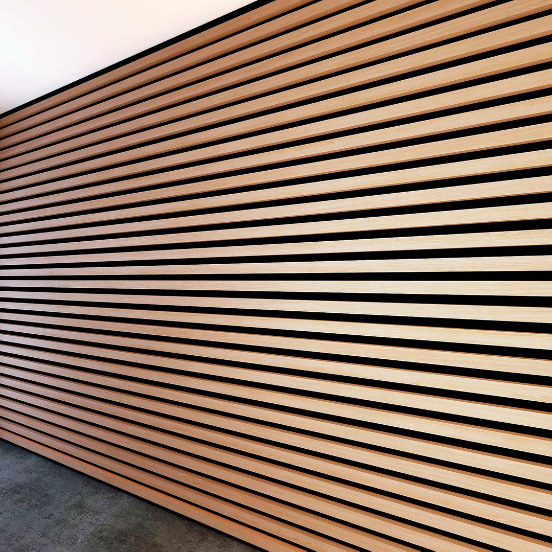 Wooden Slats 3D - TurboSquid 1370335