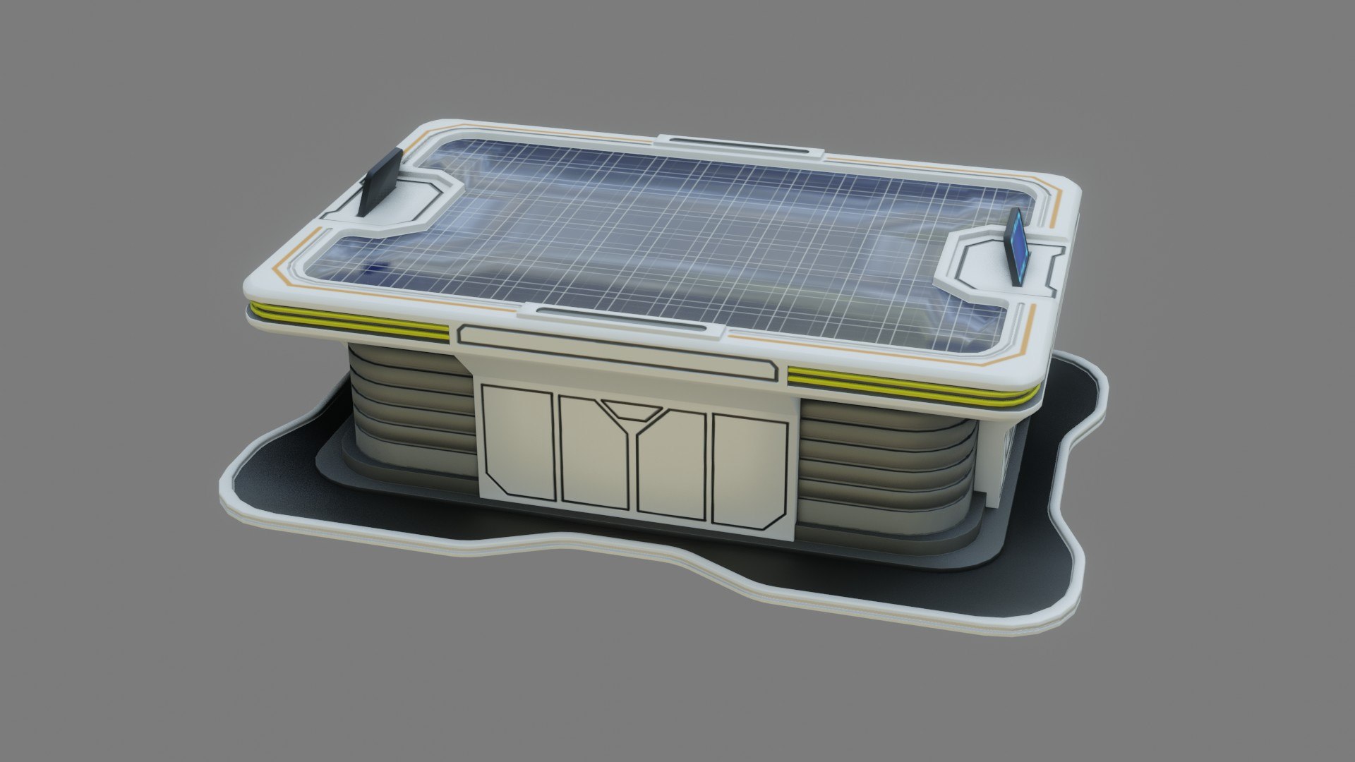 Sci-fi Work Bench - Low Poly - PBR - Game Ready 3D - TurboSquid 1938996